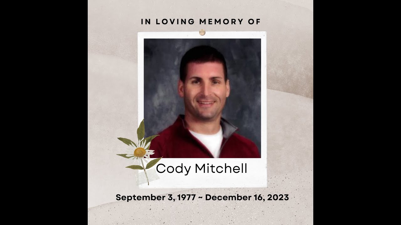 Funeral of Cody Mitchell at Saint John Lutheran Church - YouTube