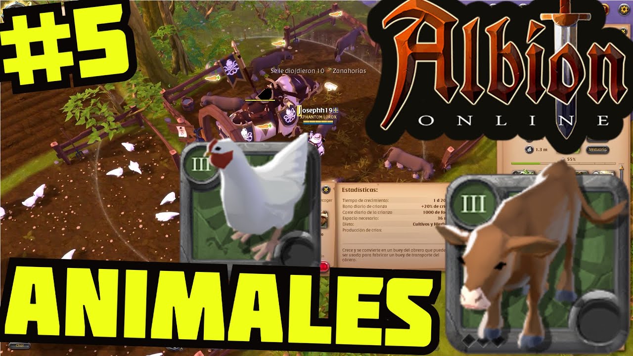 Albion Online #5 | Comienza la Cría de Animales | - YouTube