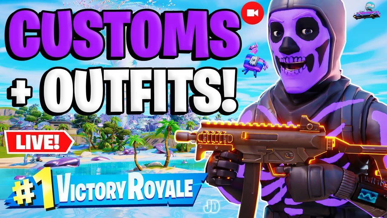 🔴MEGA LIVE|MELHORES CUSTOMS GAMES DUOS & TRIOS PT/OUTFITS LATE GAME WIN ...