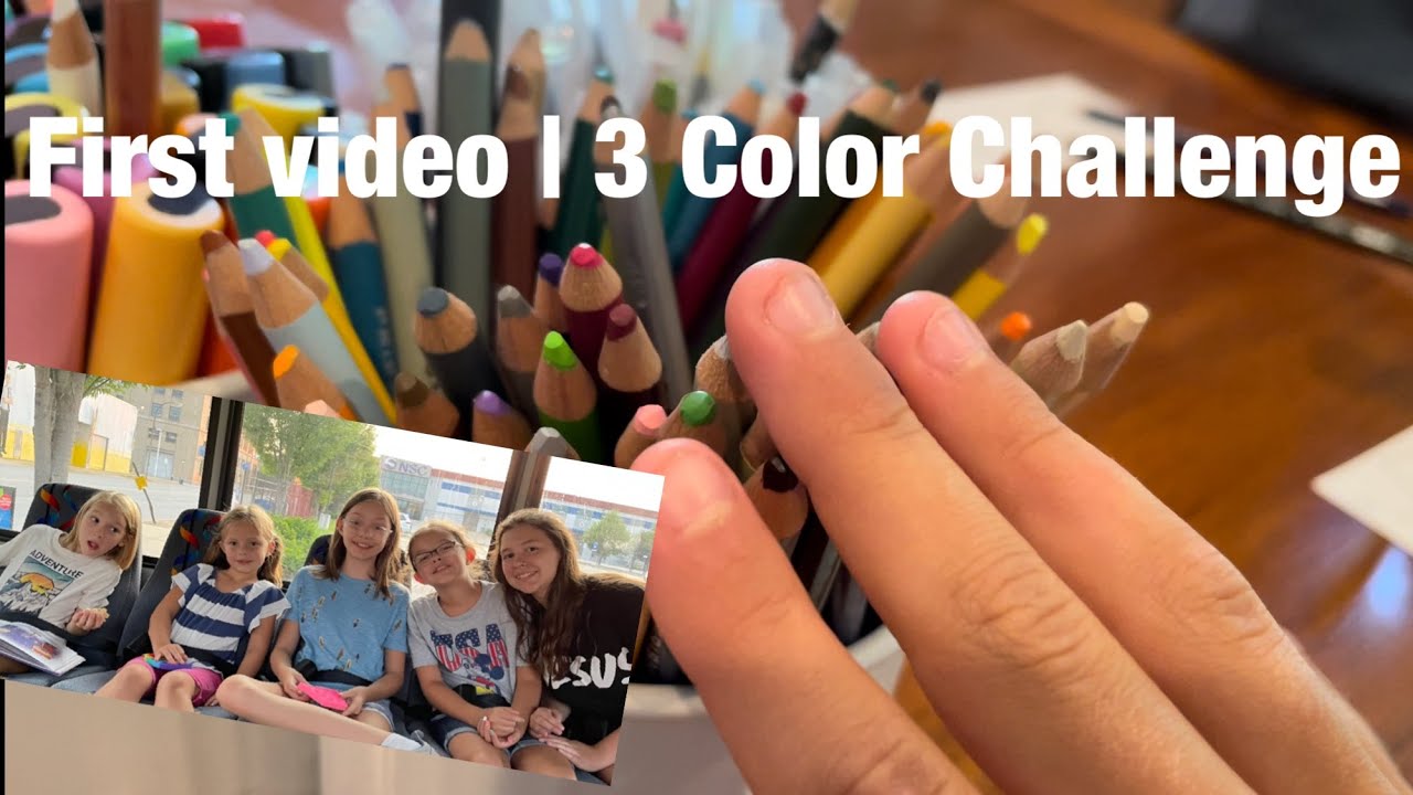 First video!! 3 Color Challenge! - YouTube