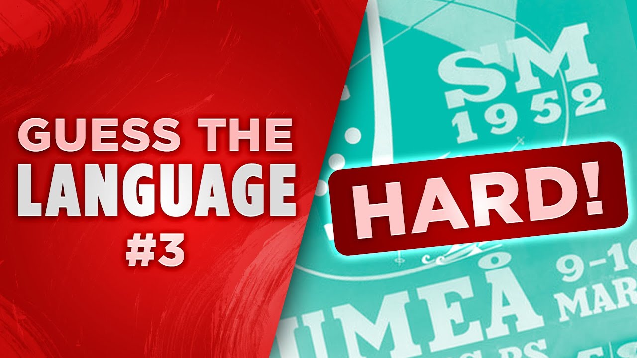 Guess the Language (From Audio) #3 | Multiple Choice Quiz! - YouTube