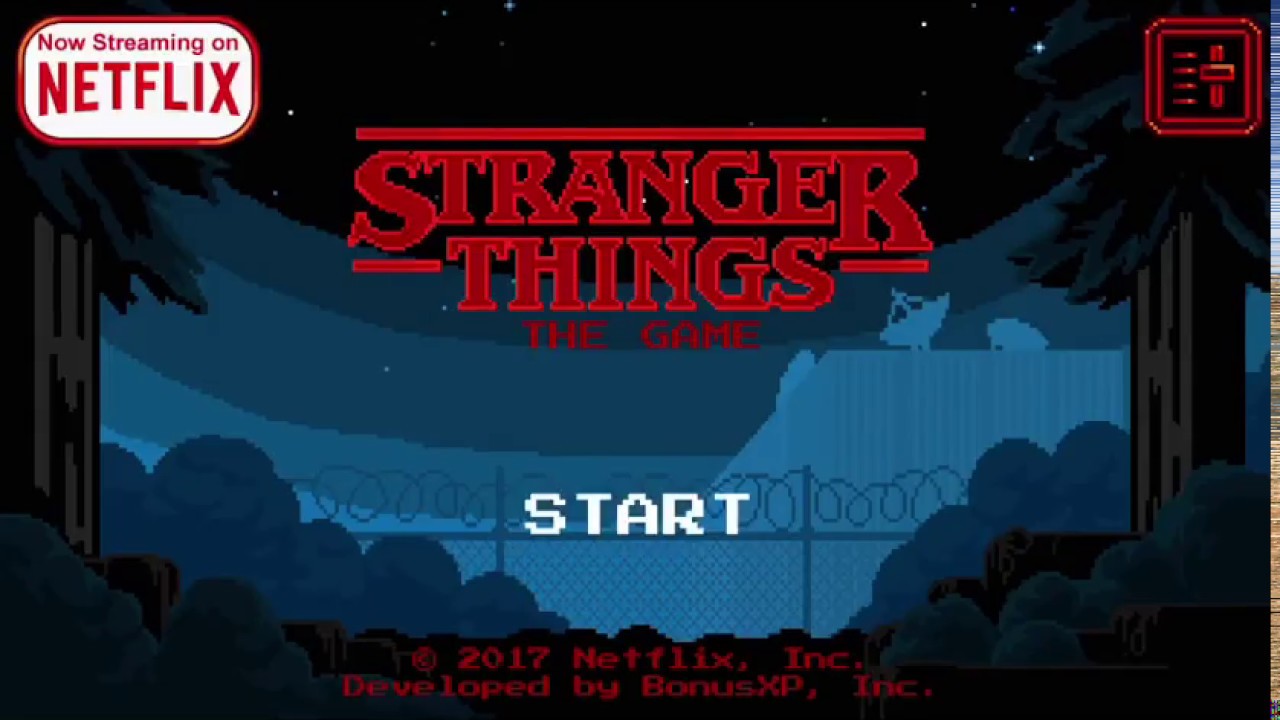 Stranger Things: The 8-bit Mobile Game - YouTube