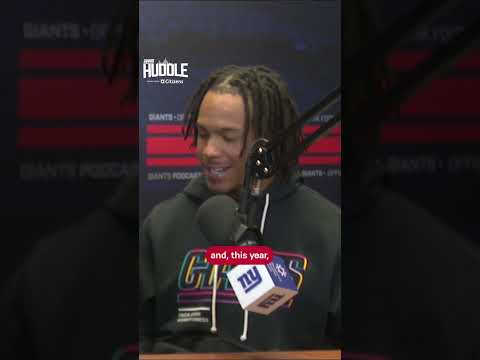 Wan'Dale Robinson on what's helped him have success this season #shorts #nfl #Giants