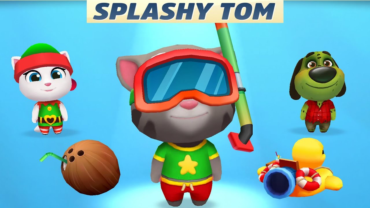 TOM GOLD RUN , SPLASHY TOM , GAMING APPS REVIEW GAME - YouTube