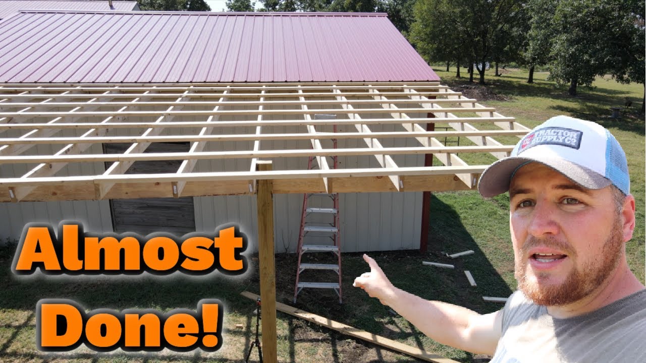 Pole Barn Lean To Additions How To Build A Lean To Shed : 8 Steps