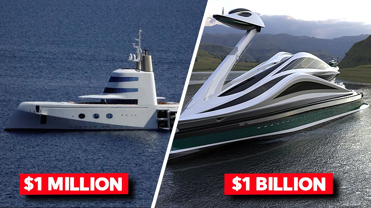 $1 Million Yacht vs $1 Billion Yacht! - YouTube