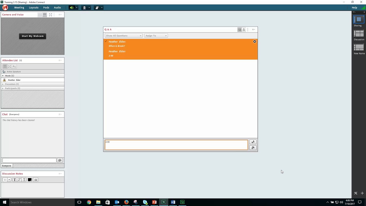 Adobe Connect Q&A Pod - YouTube
