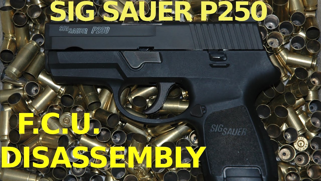 Sig Sauer P250 FCU Disassembly - YouTube