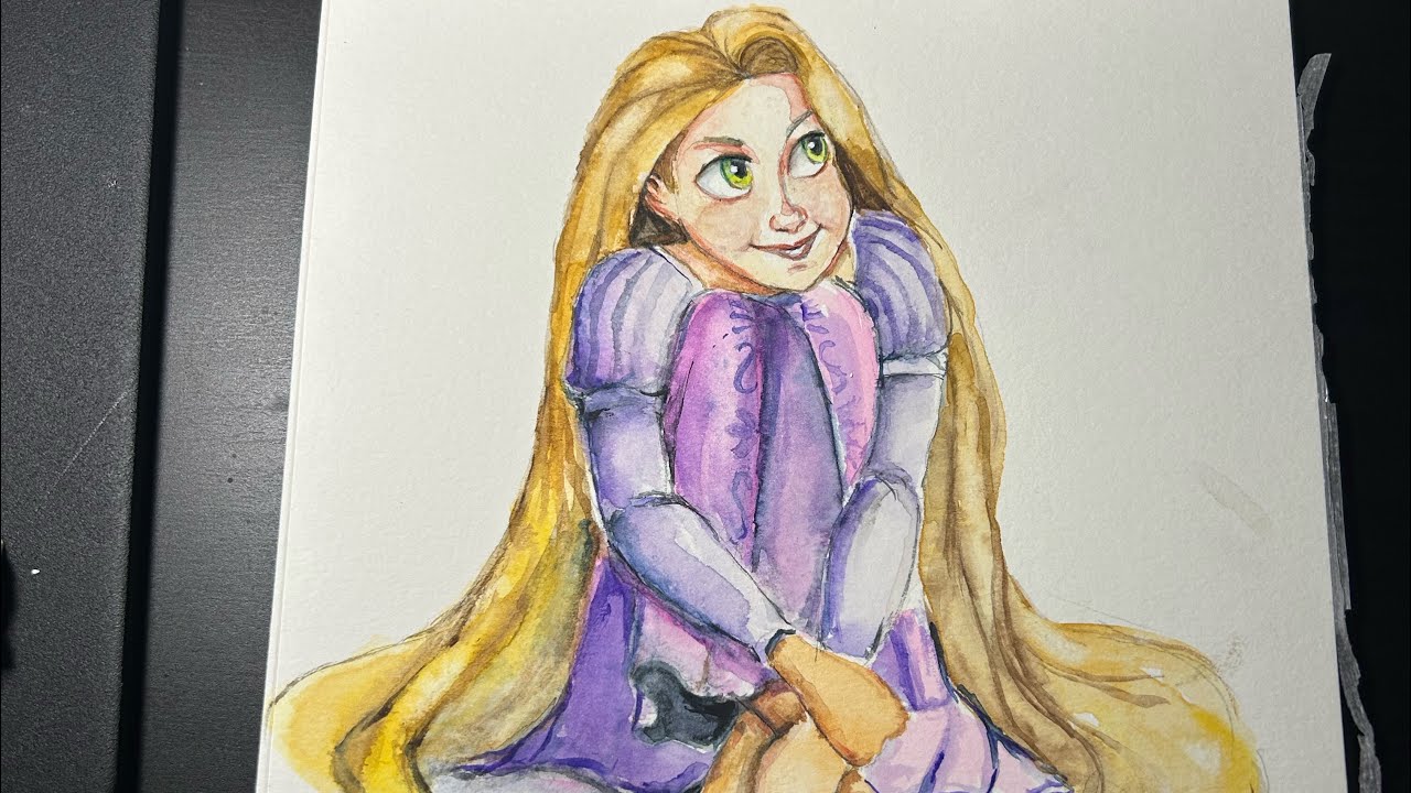 Disney Art Tangled Princess Rapunzel