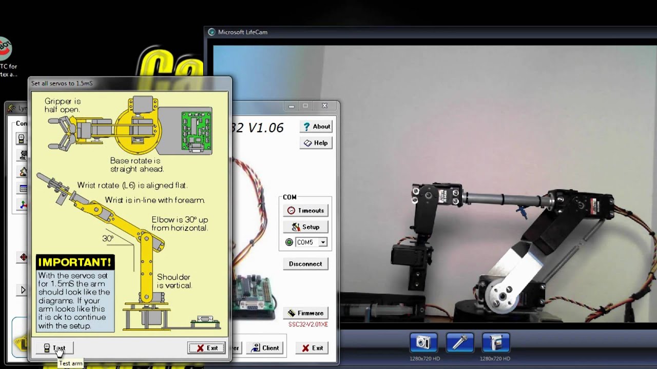 How To: Configure the Lynx Arm HD - YouTube
