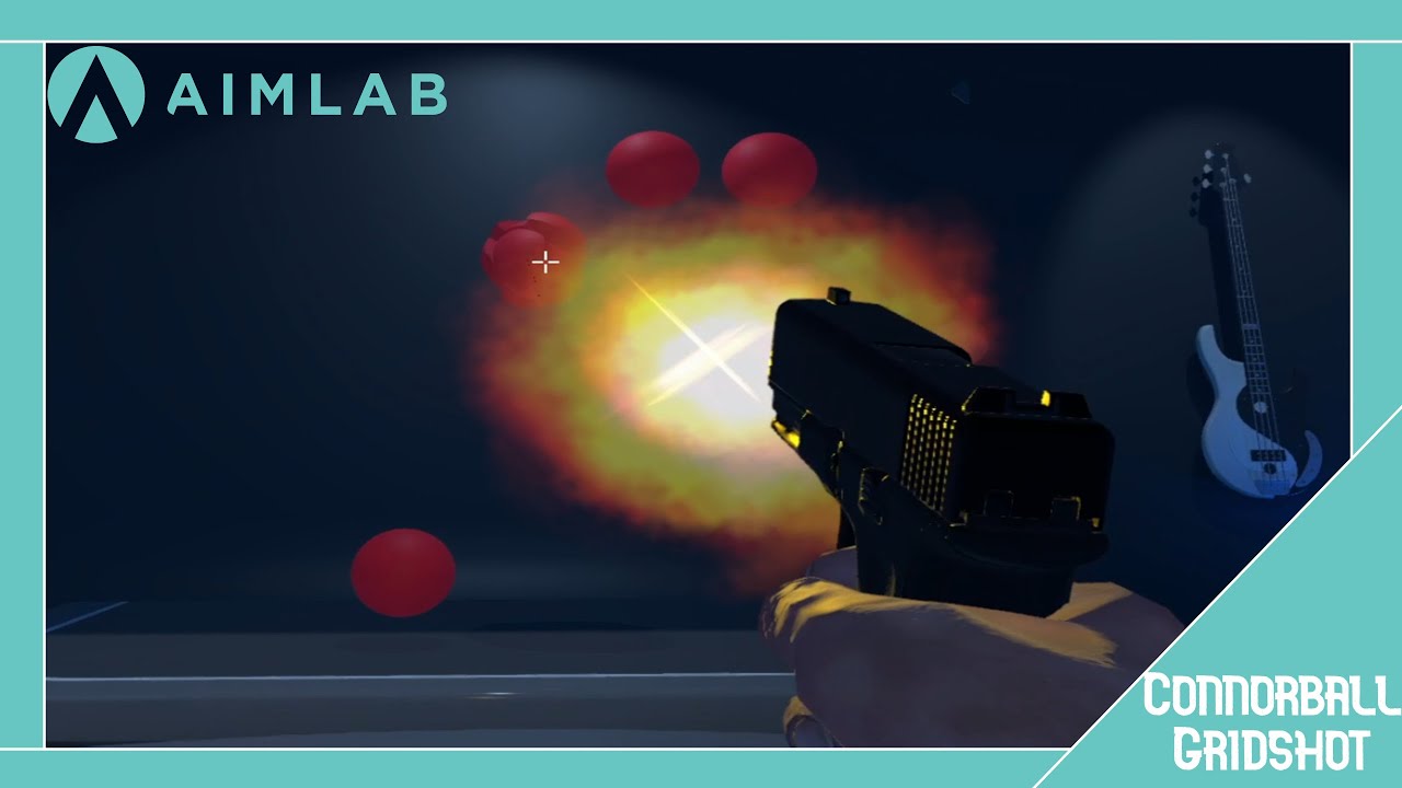 Connorball Gridshot - Aim lab - YouTube