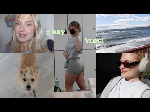 2 DAY VLOG - gym, self compassion, life updates, sunshine, doggo and ...