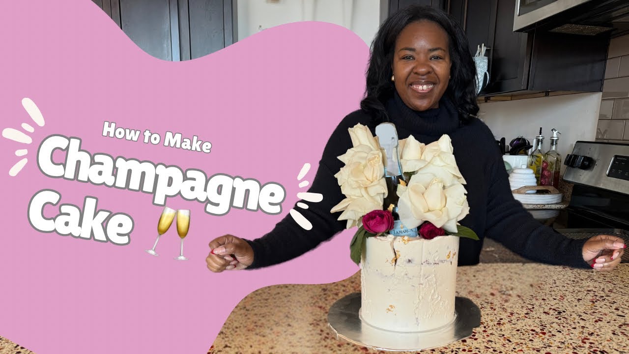 How to Make a Champagne Cake with Swiss Meringue Buttercream & Fresh ...