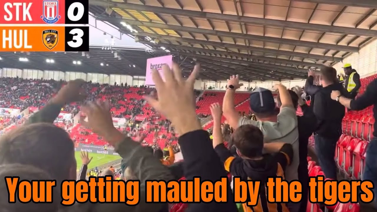 HULL CITY BEST CHANT + Lryics “Your Getting Mauled by The Tigers” - YouTube