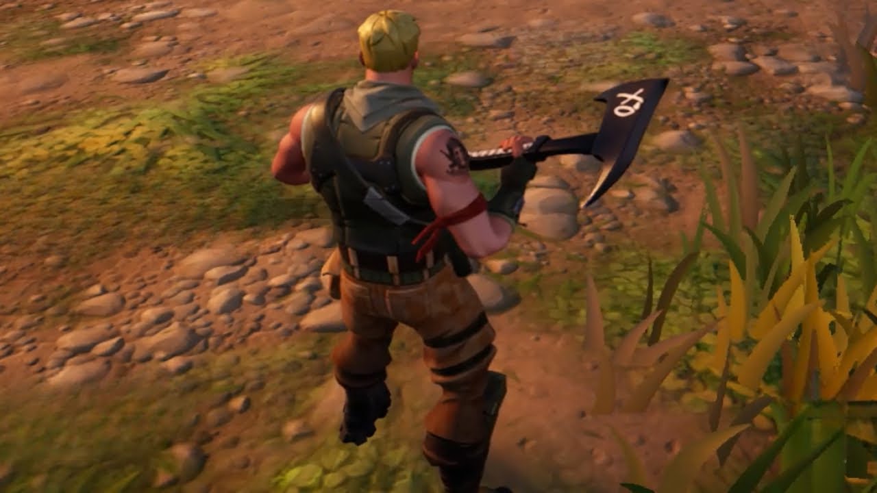 Axe-o pickaxe gameplay in Fortnite! - YouTube
