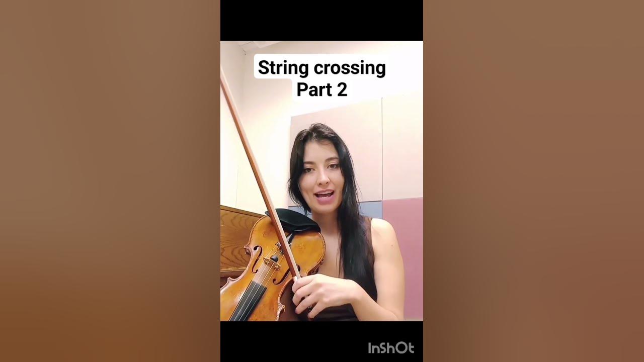 Violin tutorial. String crossing Part 2 #violintutorial #violin #music ...