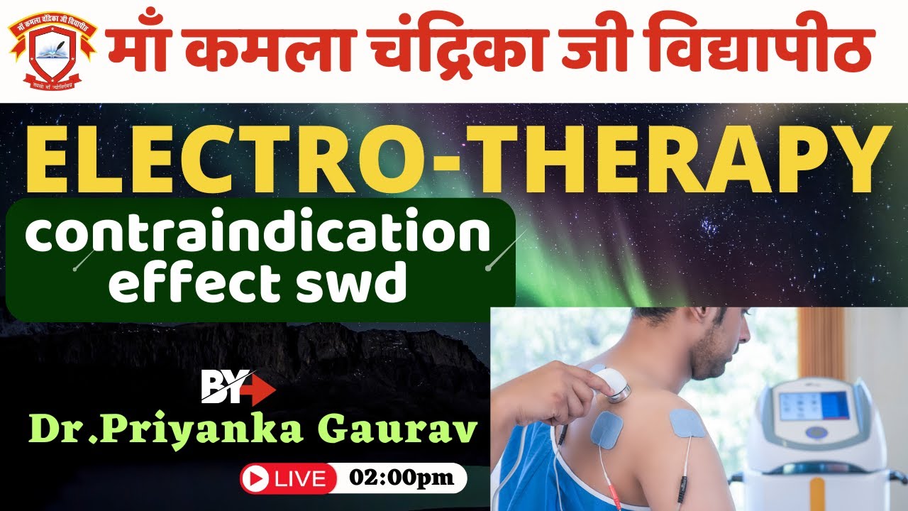 ElectroTherapy Subject (contraindication effect) By Dr Priyanka Gaurav ...
