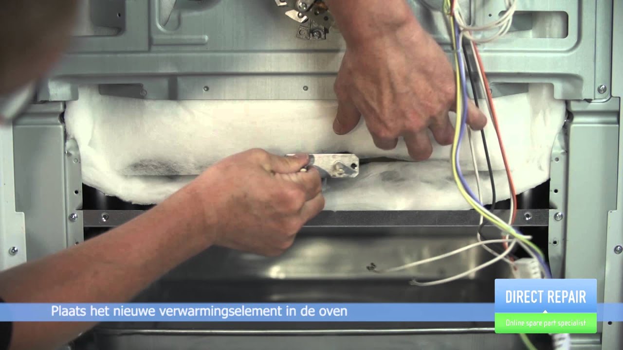 Hoe vervang ik het onderste verwarmingselement in een oven - YouTube