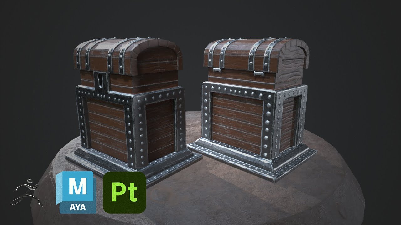 Chest - Autodesk Maya 2024, ZBrush, Marmoset Toolbag 4, Substance 3D ...
