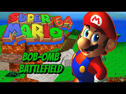 Super Mario 64 100% Walkthrough Part 1 | Bob-omb Battlefield - YouTube