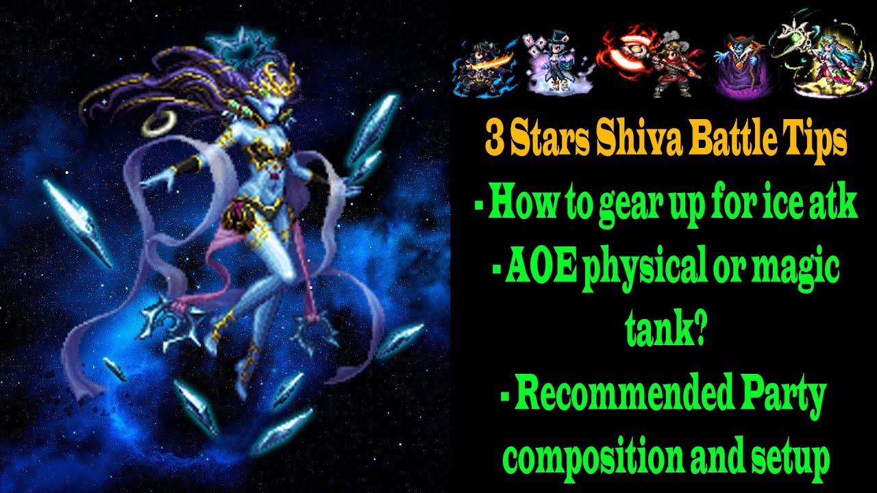 FF BE 3 Stars Shiva Battle Guide: How to survive her brutal atk (#417 ...