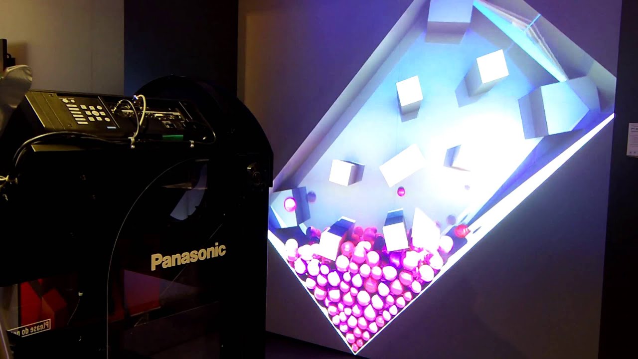 Panasonic moving head projector at ISE 2016 - YouTube