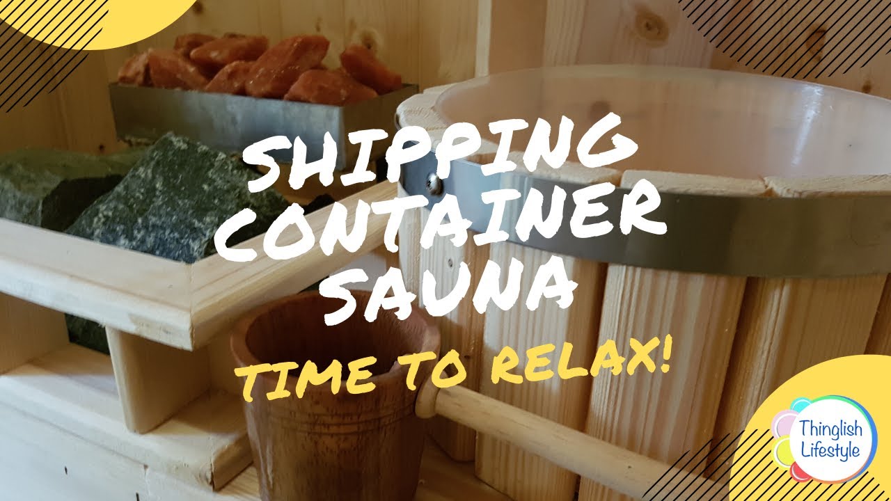Shipping Container Sauna - Home Sauna - YouTube