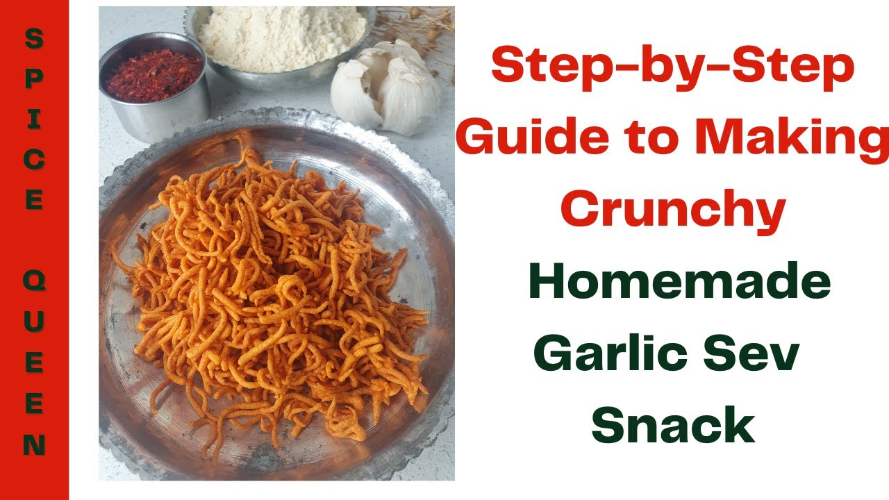 Step-by-Step Guide to Making Crunchy Homemade GARLIC SEV Snack | INDISK ...