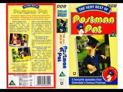 Original VHS Opening and Closing to The Very Best of Postman Pat UK VHS ...