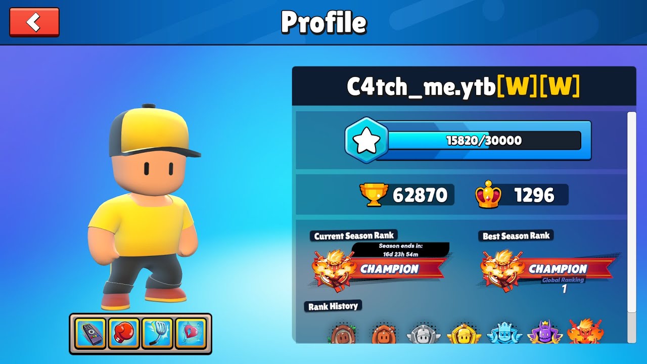 Stream stumble guys ranked season 12 (1 day 10k=ez) #105 - YouTube