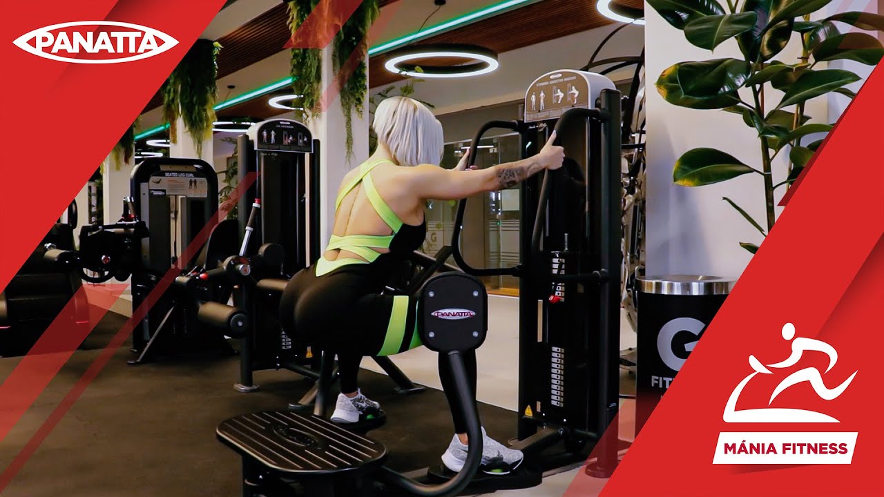Szabó Nikolett - Panatta Standing Abductor Machine - Álló combtávolító gép 1FE096 - YouTube