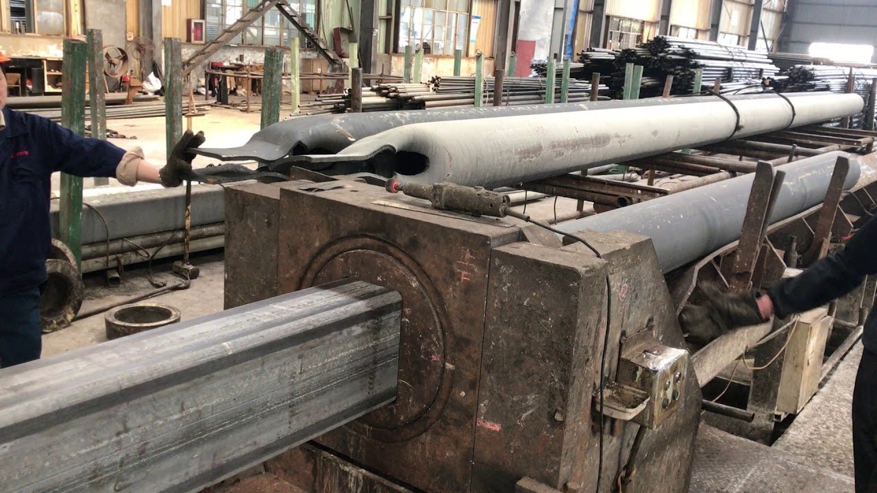 Seamless Square Tube Cold Drawn Production Process. How to Lay Pipe ...