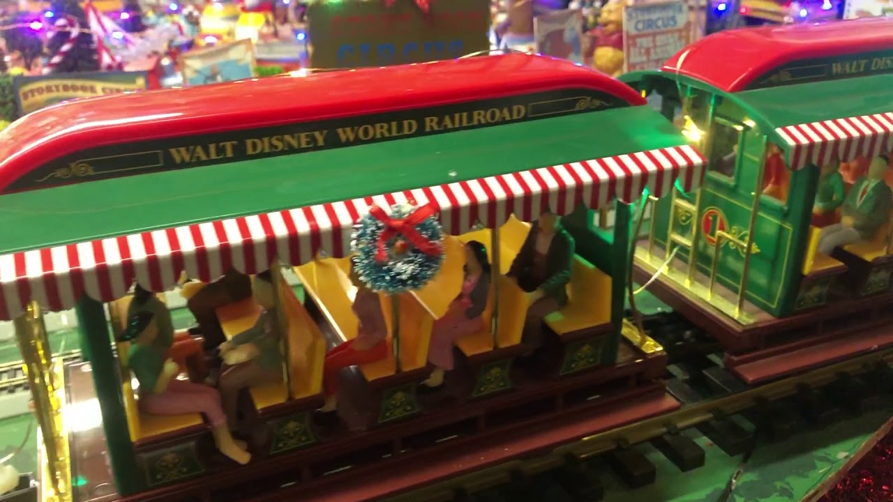 Walt Disney World storybook dumbo circus model railroad layout - YouTube