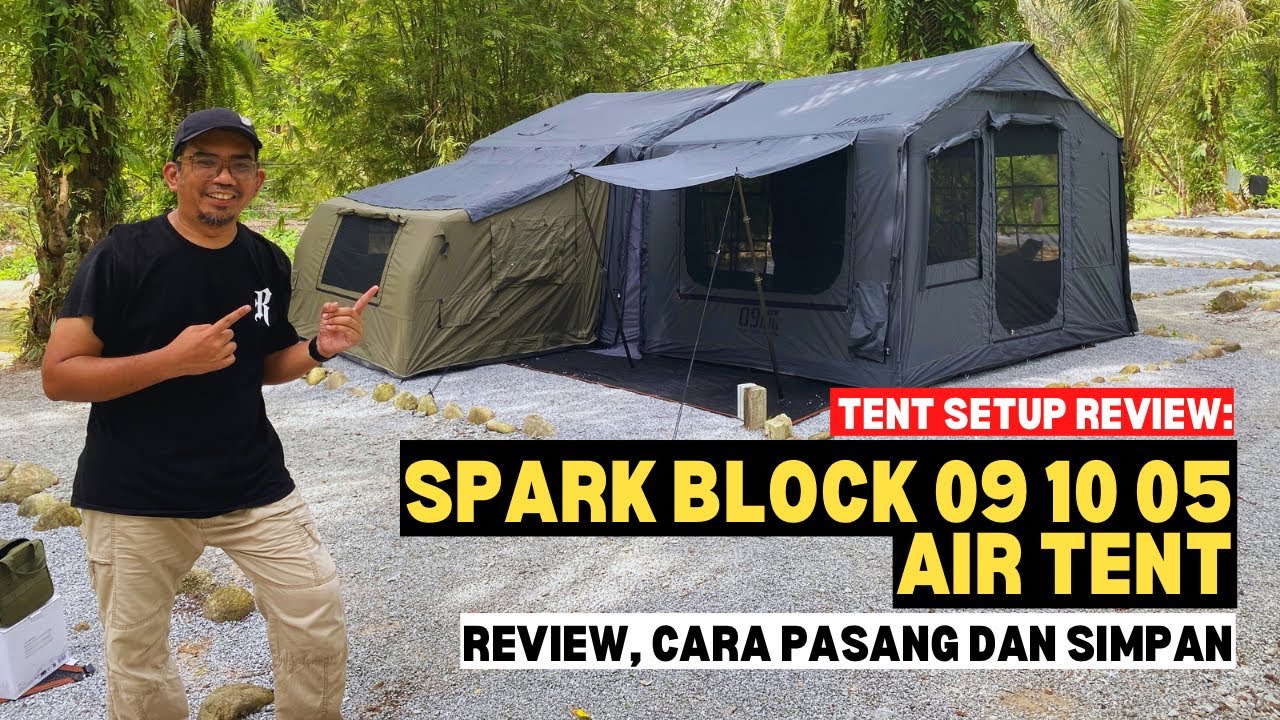 Tent Setup Review: SPARK BLOCK 09 10 05 AIR TENT | Review, Cara Pasang ...