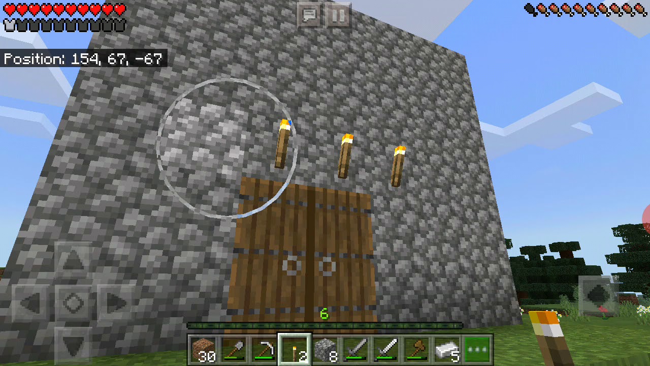(minecraft adventure) Making cobblestone house in minecraft - YouTube