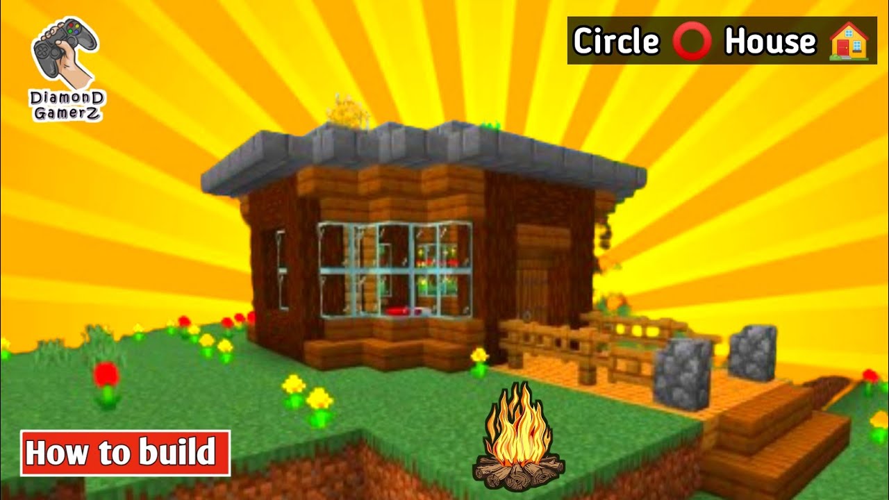 Vlog #569: Minecraft Survival Circle House Tutorial: Build a Round Retreat from Scratch - YouTube