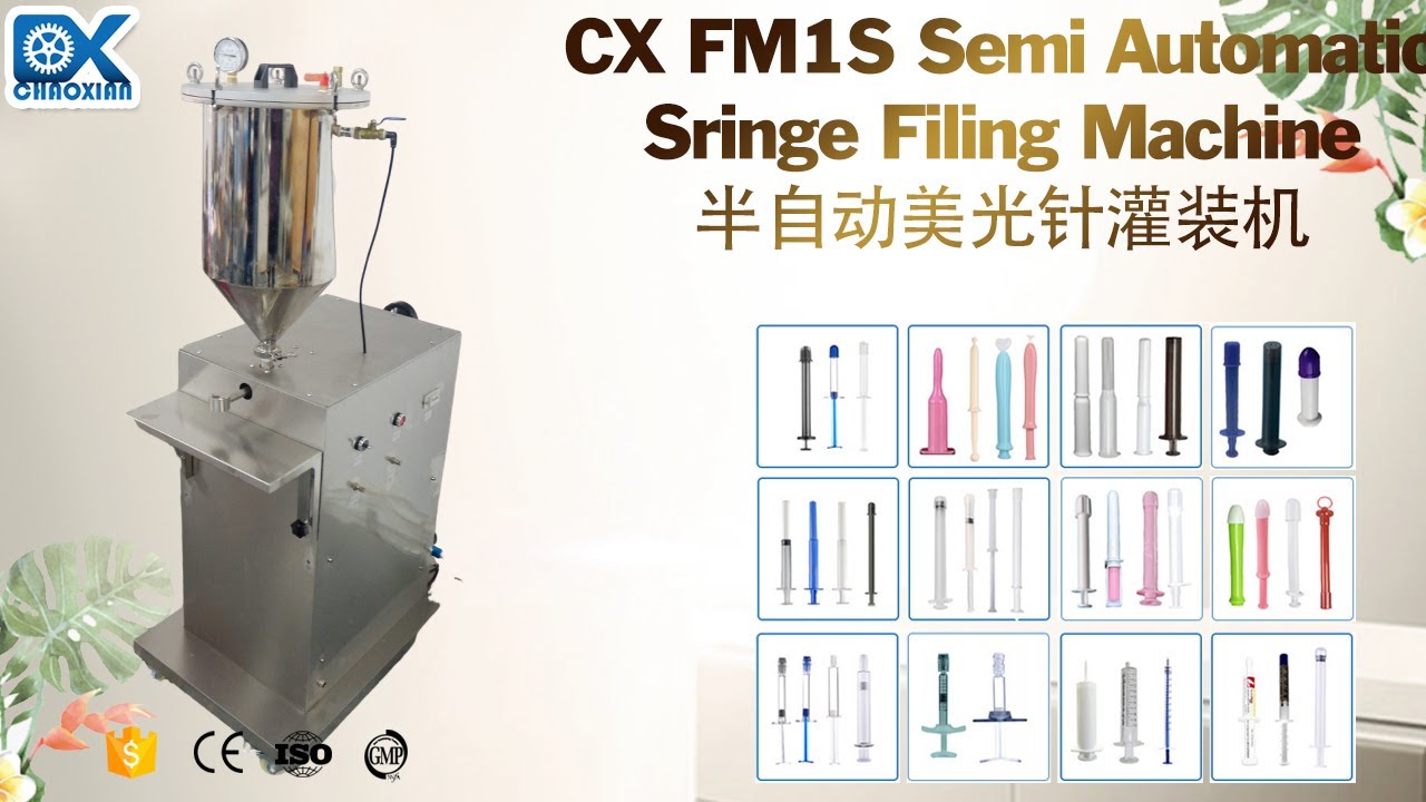 Cosmetic syringe filling machine, prefill equipment, liquid filling ...