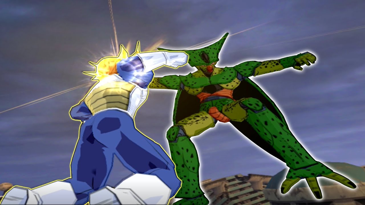 Trunks Vs Cell - Future Peace [DBZ: Budokai Tenkaichi 3] - YouTube