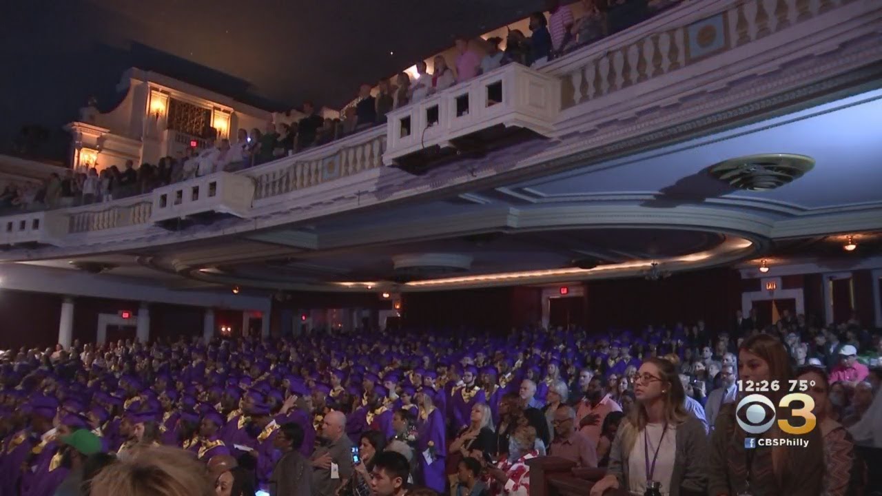 Upper Darby High School Seniors Graduate At Tower Theater - YouTube