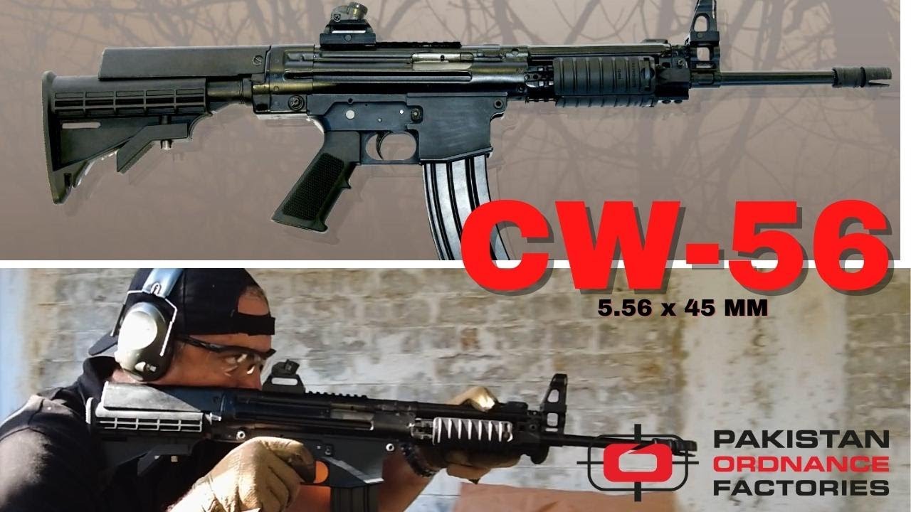 CW 56 | RIFLE | 5.56 X 45 | POF | @pakistanordnancefactories - YouTube