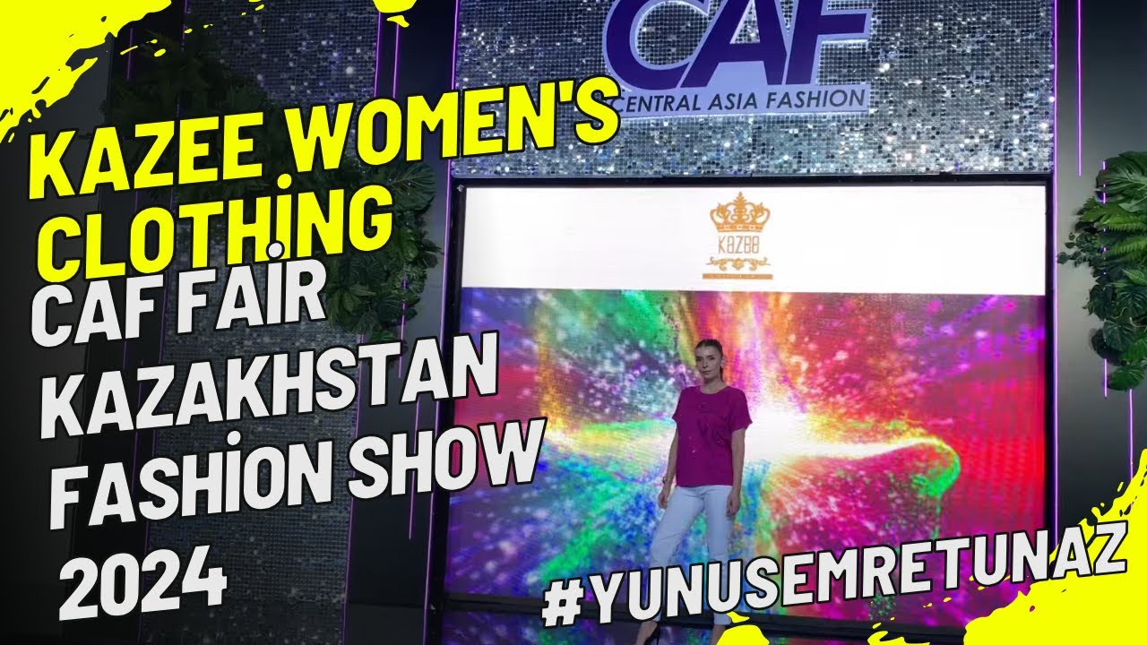 Kazee women's clothing - CAF fair Kazakhstan Fashion Show 2024 - YouTube