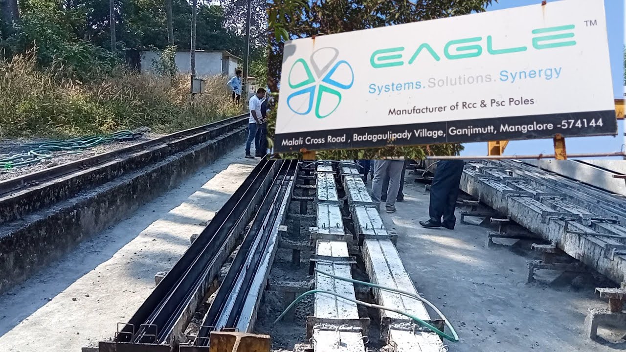 Pole manufacturing unit, ವಿದ್ಯುತ್ ಕಂಬ ತಯಾರಿಕಾ ಘಟಕ, RCC, PCC, PSC. - YouTube