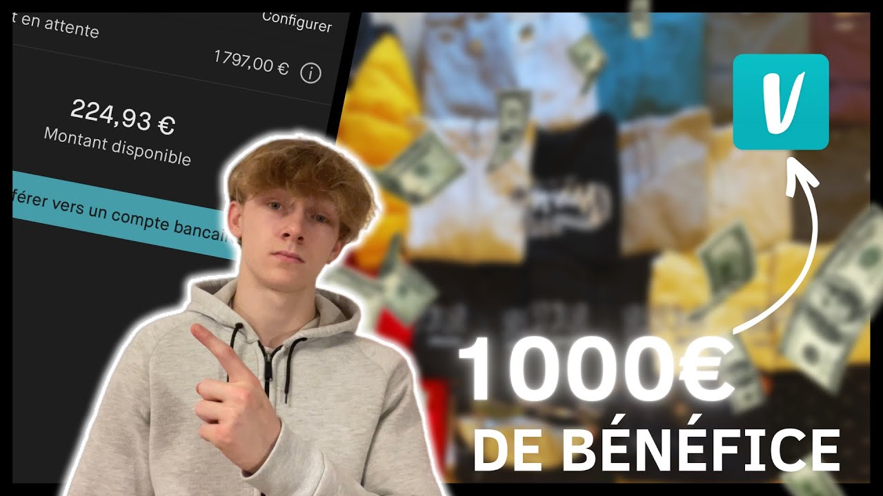 1000€ DE BÉNÉFICE SUR VINTED GRÂCE À L'ACHAT-REVENTE ! - YouTube