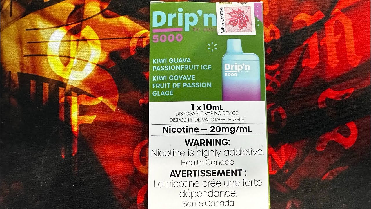 Drip’n 5000 vape review+unboxing - YouTube
