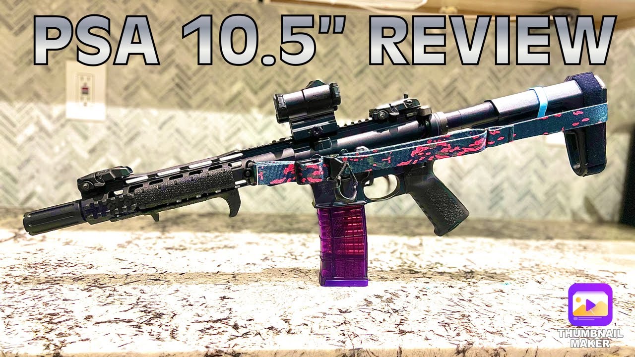 PSA- Review on the awesome palmetto state 10.5” ar pistol - YouTube