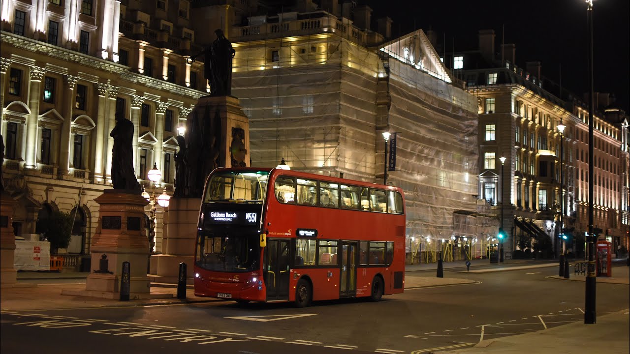 Journey on Route N551 | 2600 (SN62DND) | Stagecoach London - YouTube