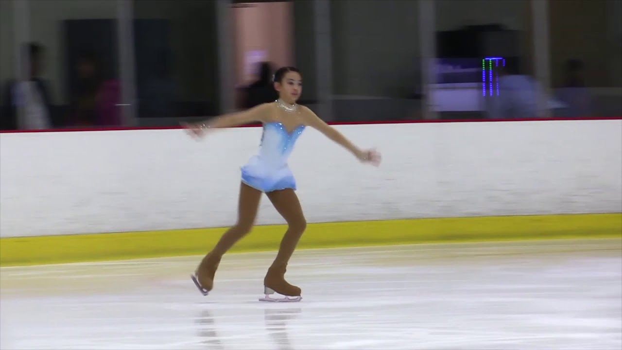 Katherine Ong Ice Skating At Golden West Competition! 12 4 2017 - YouTube
