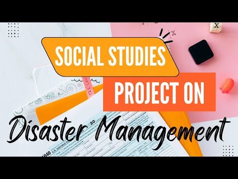 Disaster Management Project | Social Science | For class 9th & 10th ...