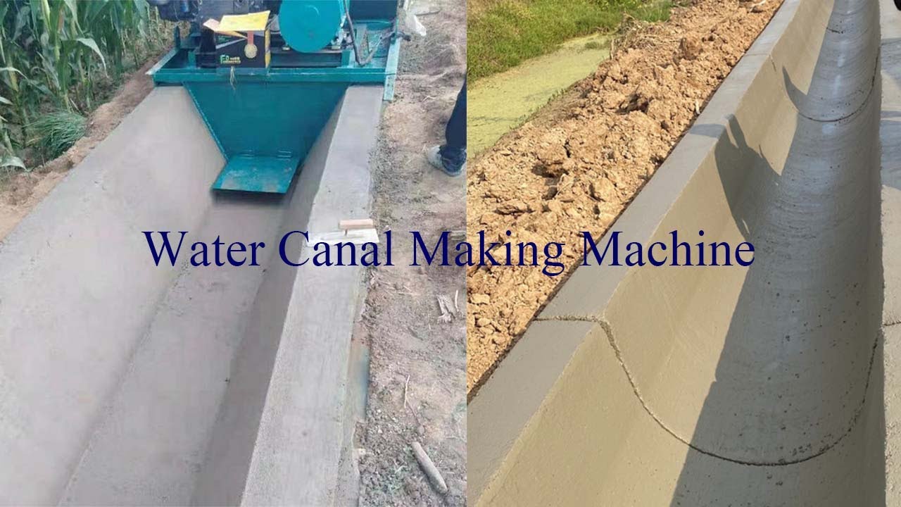 【U,V,Rectangular shape】Water Canal Machine | Drainage Canal Lining ...