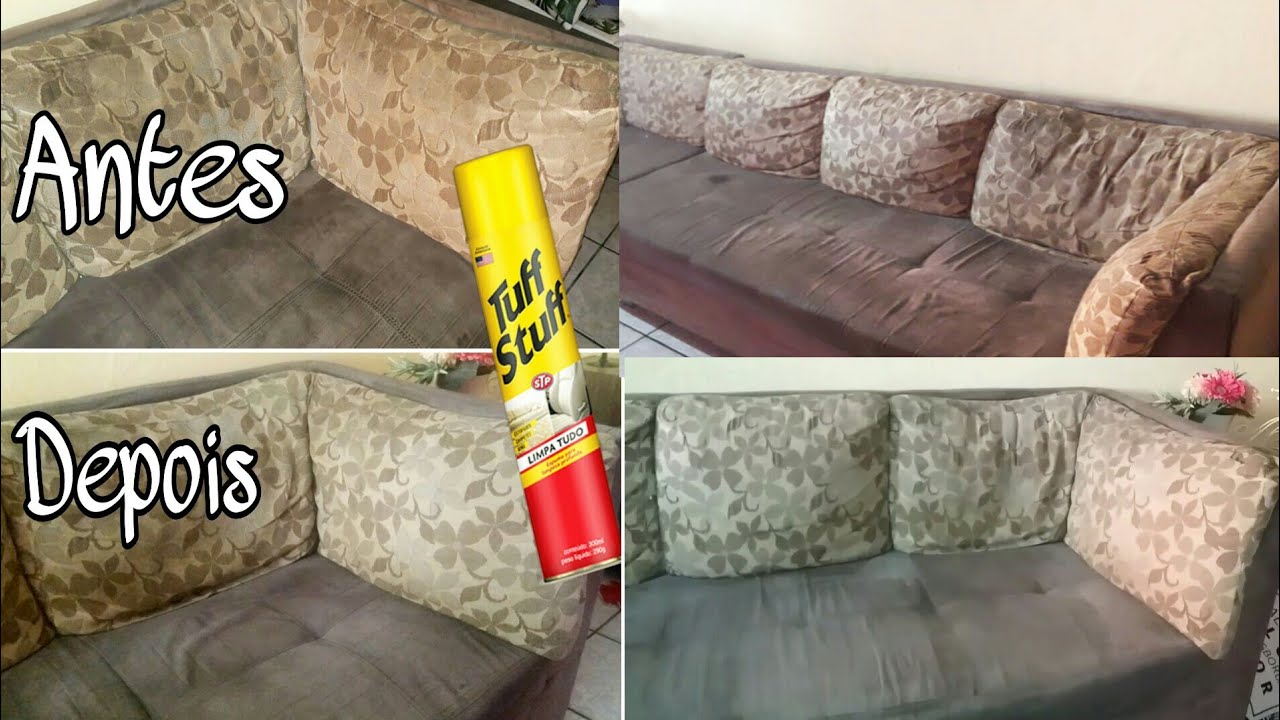 LIMPEI O MEU SOFÁ COM TUFF STUFF É FIQUEI SURPREENDIDA COM O RESULTADO ...